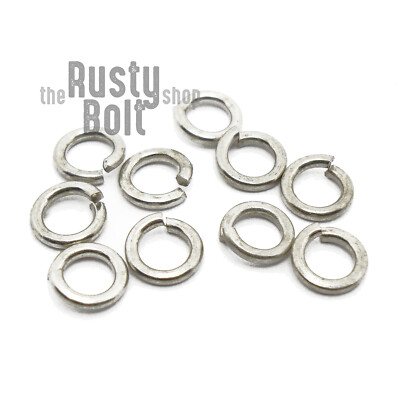 M2.5 - Split Lock Spring Washers, A2 304 18-8, Stainless Steel | eBay