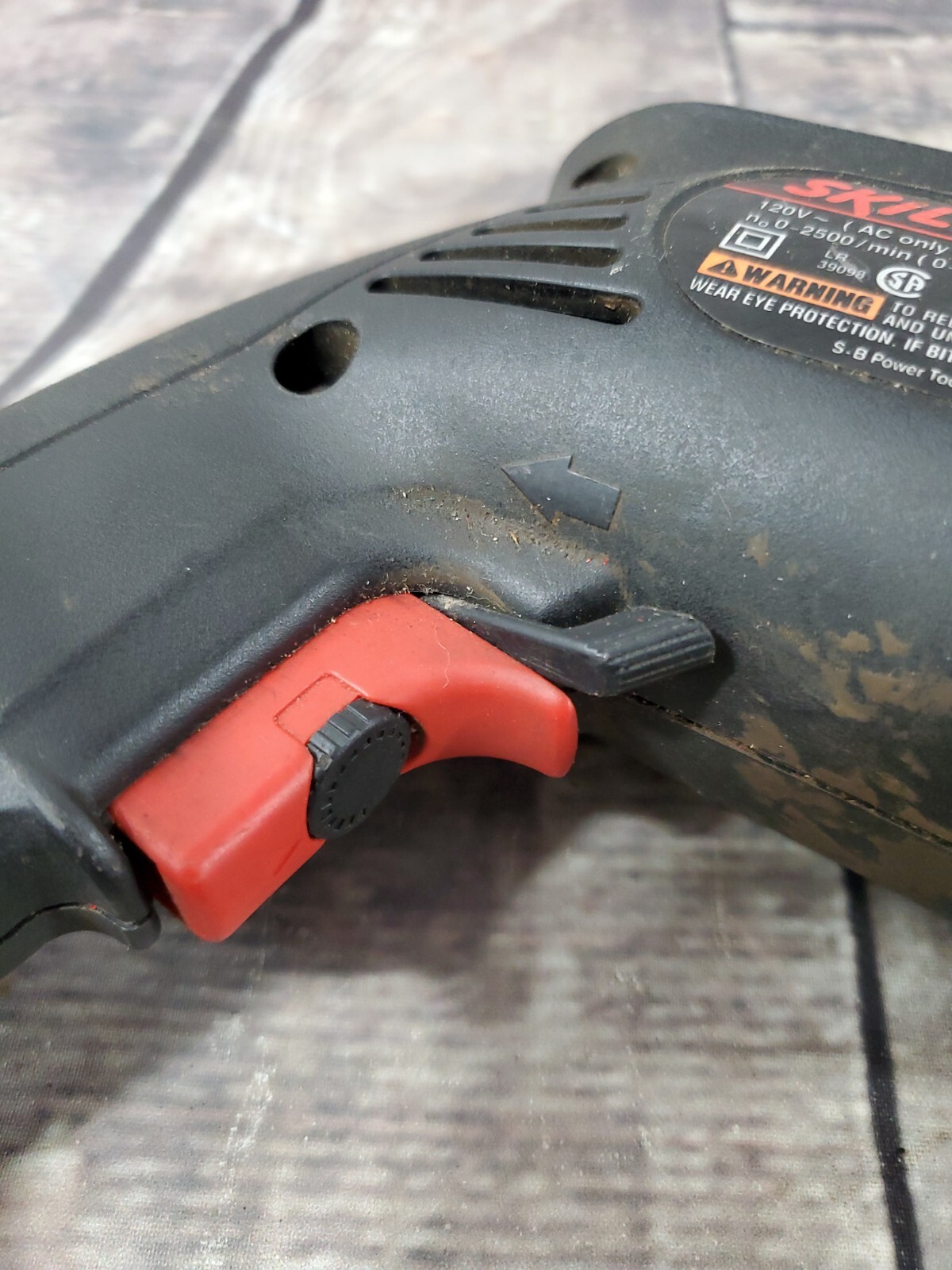 VINTAGE 6250 SKIL TOOLS 3/8 Variable SPEED DRILL 120V 4.0A 0-2500 RPM ...