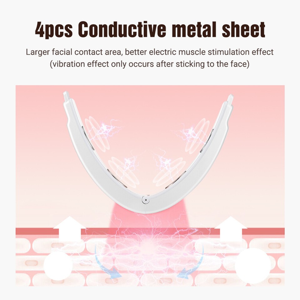 V-Face Electric Double Chin Device with 6 Modes & 18 Gear Adjustable ...