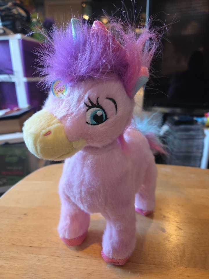 Disney Penelope Unicorn 9" Pink Plush Stuffed Animal Toy Rainbow Minnie ...