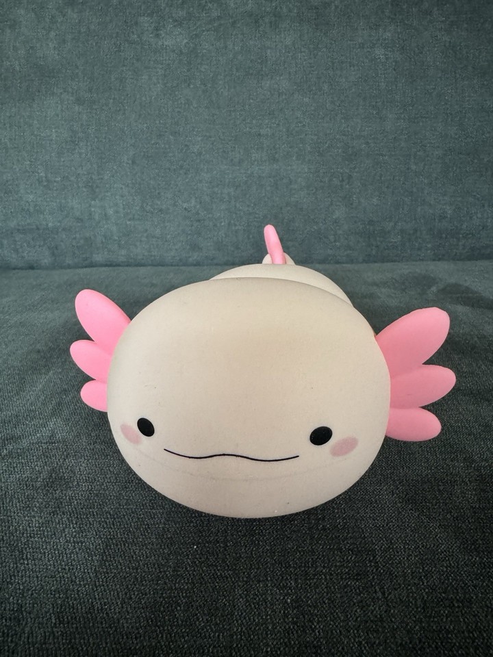Axolotl LED Night Light Cute Tap Control Silicone Lamp USB Rechargeable ...