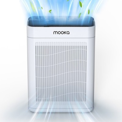 MOOKA Air Purifiers for Home Large Room Up to 2200 Sq Ft Dual Intake ...