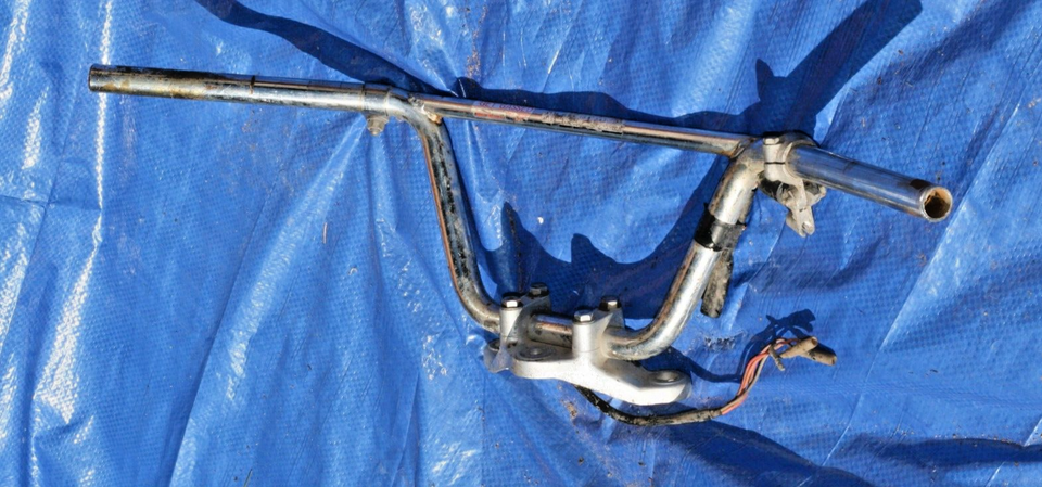 1970 BRIDGESTONE TMX 100/ SPORT 90 OEM HANDLEBARS W/TOP TRIPLE TREE | eBay