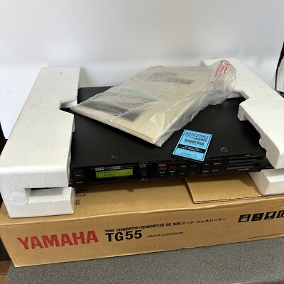 Yamaha TG55 Tone Generator Synthesizer, Manual and TG503 Memory card | eBay