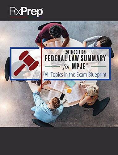 RxPrep Federal Law Summary for MPJE - Paperback By Pamela Tu PharmD ...