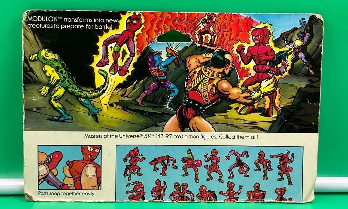 1985 Vintage Mattel MOTU Masters of the Universe Evil Modulok Original ...