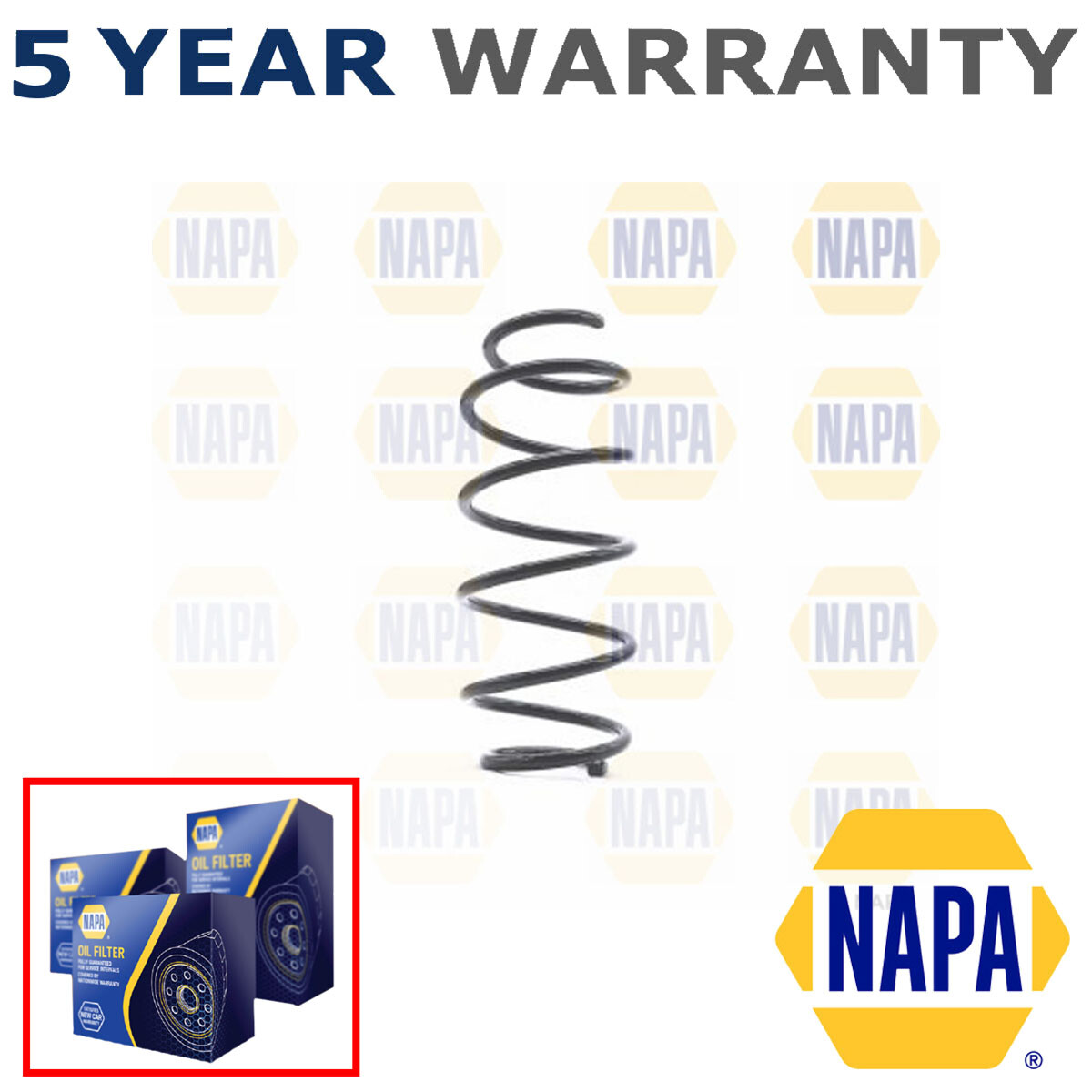 NAPA Front Suspension Coil Spring Fits 3008 308 5008 DS5 DS4 2.0 HDi ...