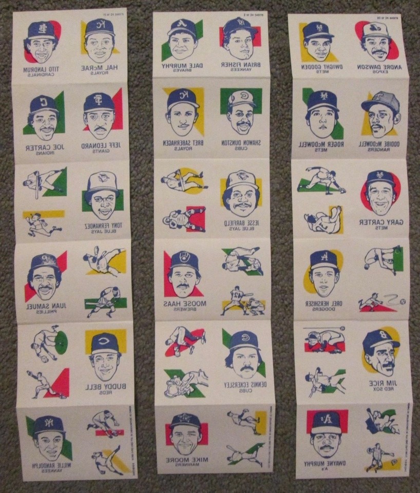 1986 0-Pee-Chee. Tattoo panels. *You Pick* Canadian Oddball . FREE ...