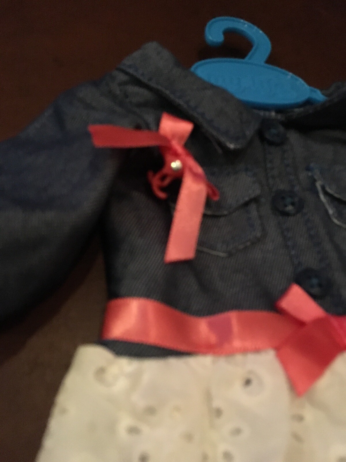 My Life 18" Doll Outfit Denim Dress W/ Ruffles Fits 18" Dolls | eBay