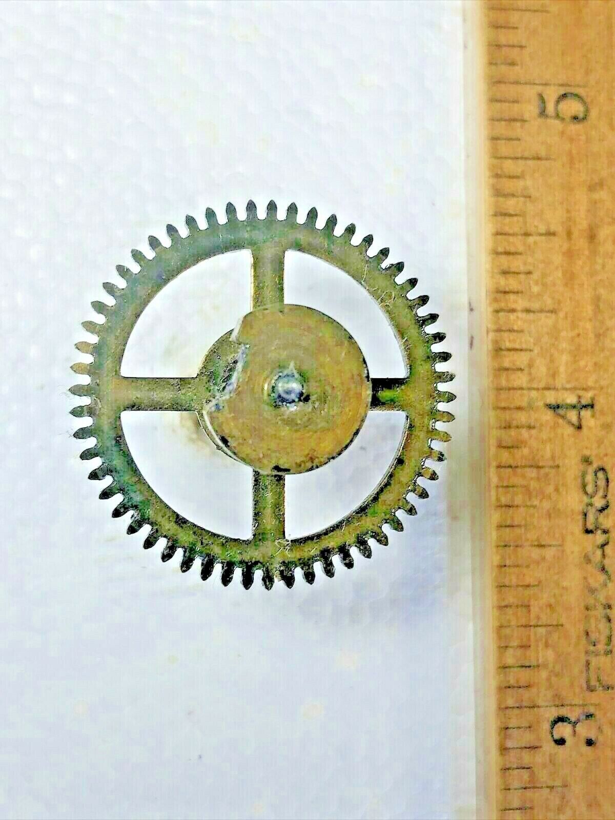 Mauthe Clock Movement Strike Side 4th Wheel (See Pics to ID Movement ...