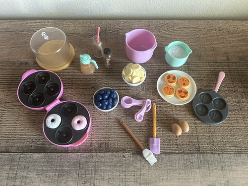 18" doll doughnut maker Pancake Bakery food items Our generation ...