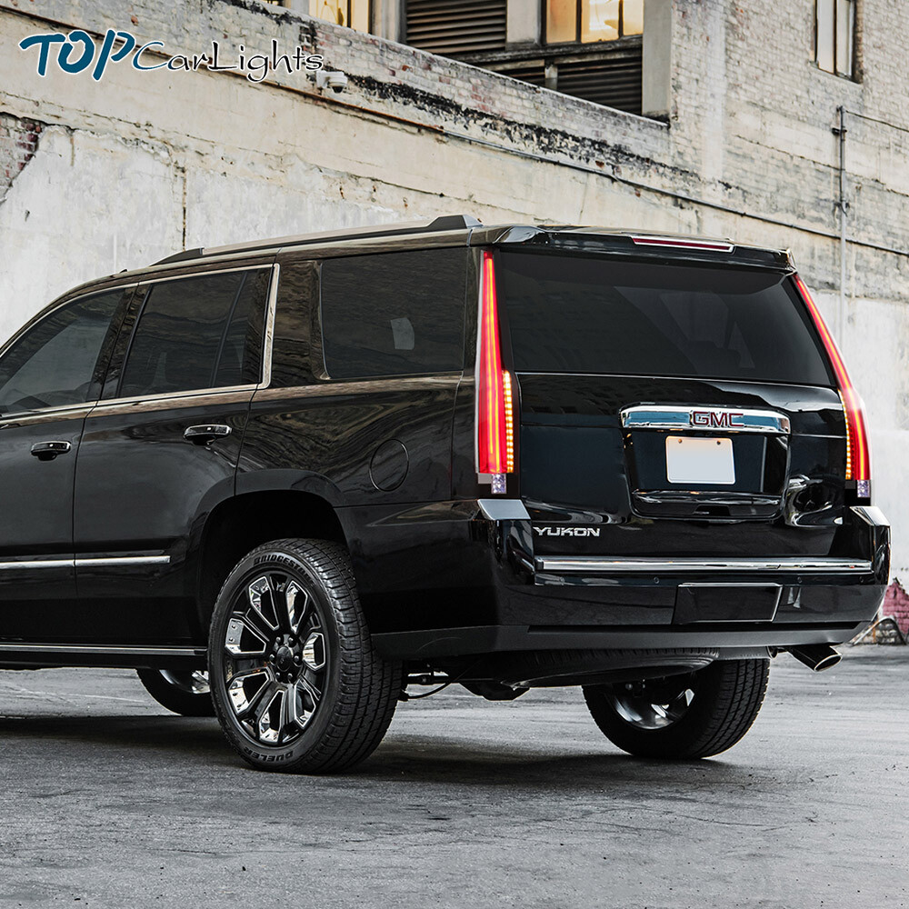 VLAND Clear LED Tail Lights For 2015-2020 GMC Yukon (Cadillac Escalade ...