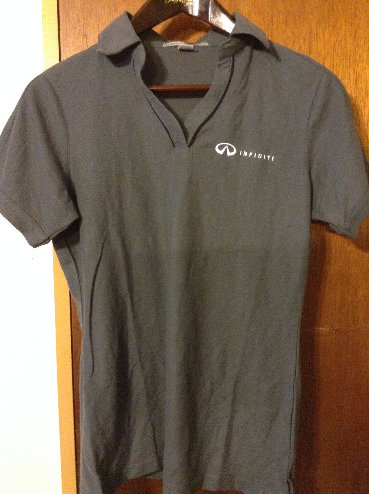 Nissan Infiniti Women's Gray Polo Shirt Size Small - Gem