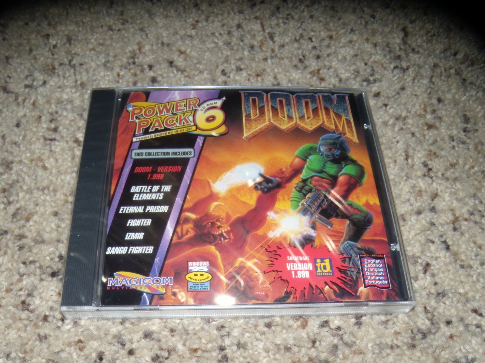 Power Pack 6 Doom Shareware Version 1.999 PC New and Sealed | eBay