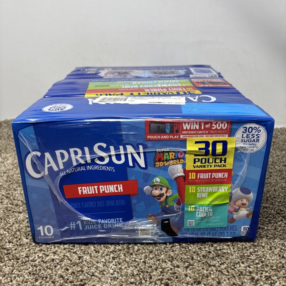 Mario Golf Super Rush 3d World Pokemon Nintendo Switch Capri Sun 3 Pack ...