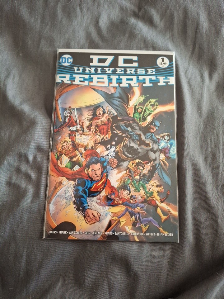 DC UNIVERSE REBIRTH (2016) #1 C Variant Batman Flash The Button ...