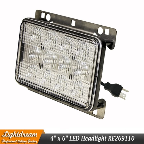 4x6 60W Led Front Headlights For AGCO Allis Tractors: 9130, 9150, 9170 ...