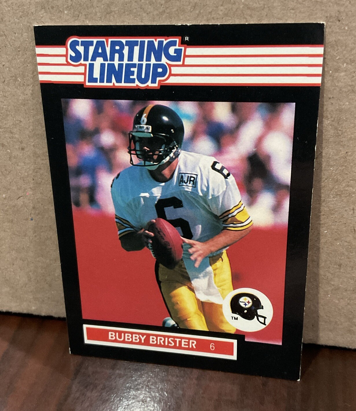 BUBBY BRISTER 1989 KENNER STARTING LINEUP CARD - PITTSBURGH STEELERS | eBay