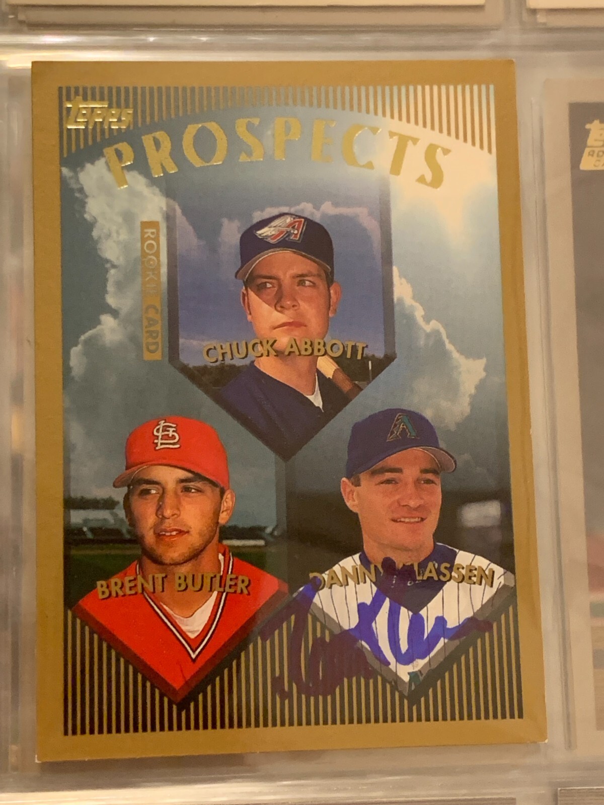 DANNY KLASSEN AUTOGRAPHED SIGNED 1999 TOPPS PROSPECTS CARD DIAMONDBACKS ...