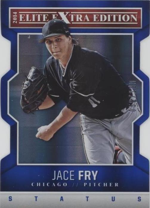 2014 Panini Elite Extra Edition - Jace Fry #56 Status Blue Die-Cut /100 ...