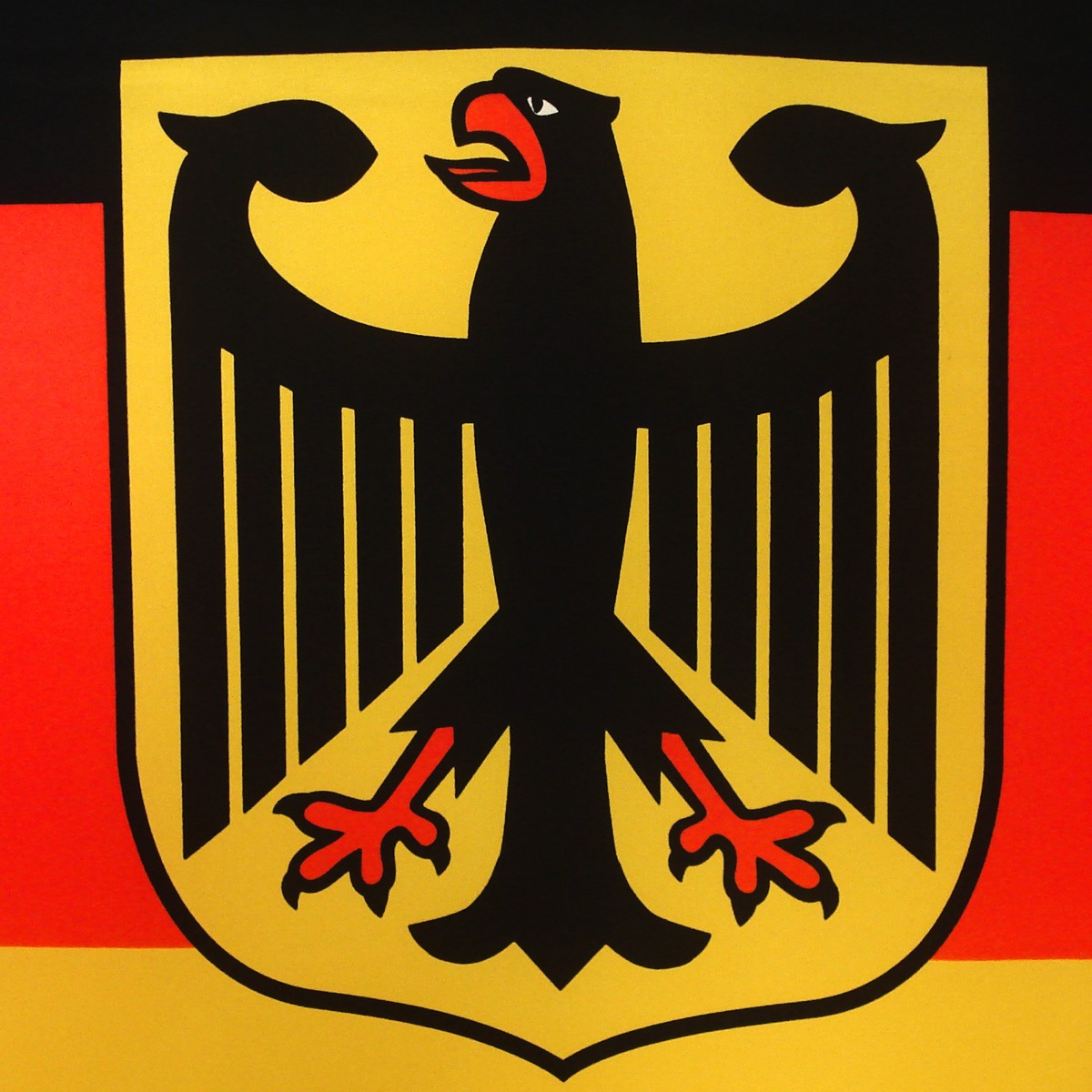 German Flag Eagle