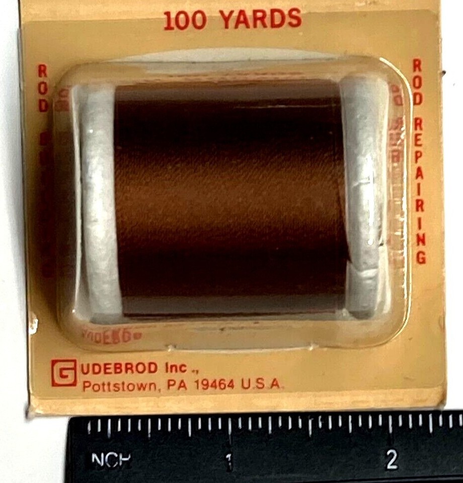 GUDEBROD Rod Winding Nylon Thread 100 Yard Spool Type E - Choose Your ...