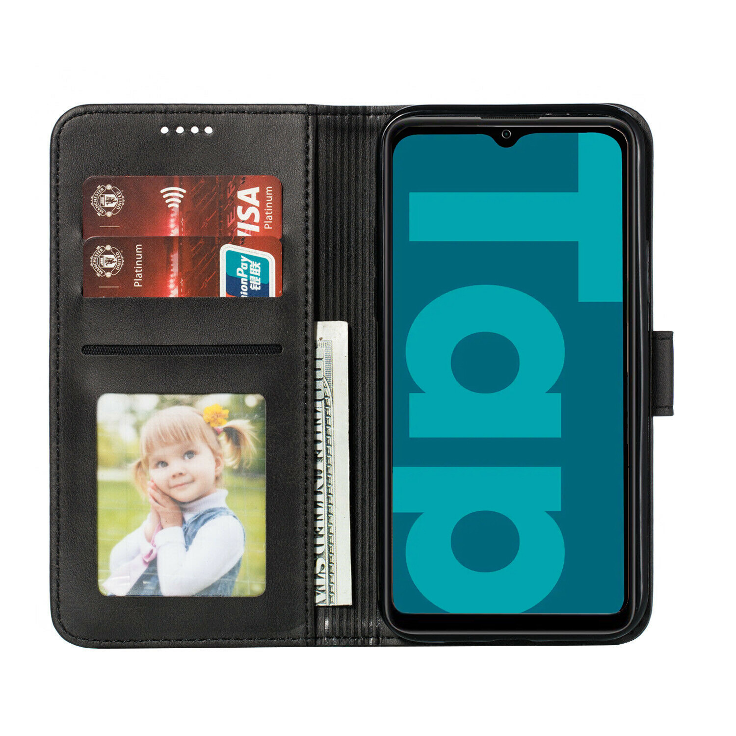 For Optus X Delight 2 / Optus X Tap 2 Wallet Leather Case Flip Magnetic ...