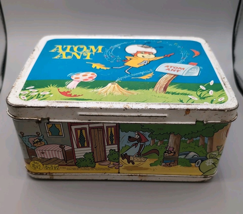Vintage 1966 Atom Ant/Secret Squirrel Lunch Box - No Thermos | eBay