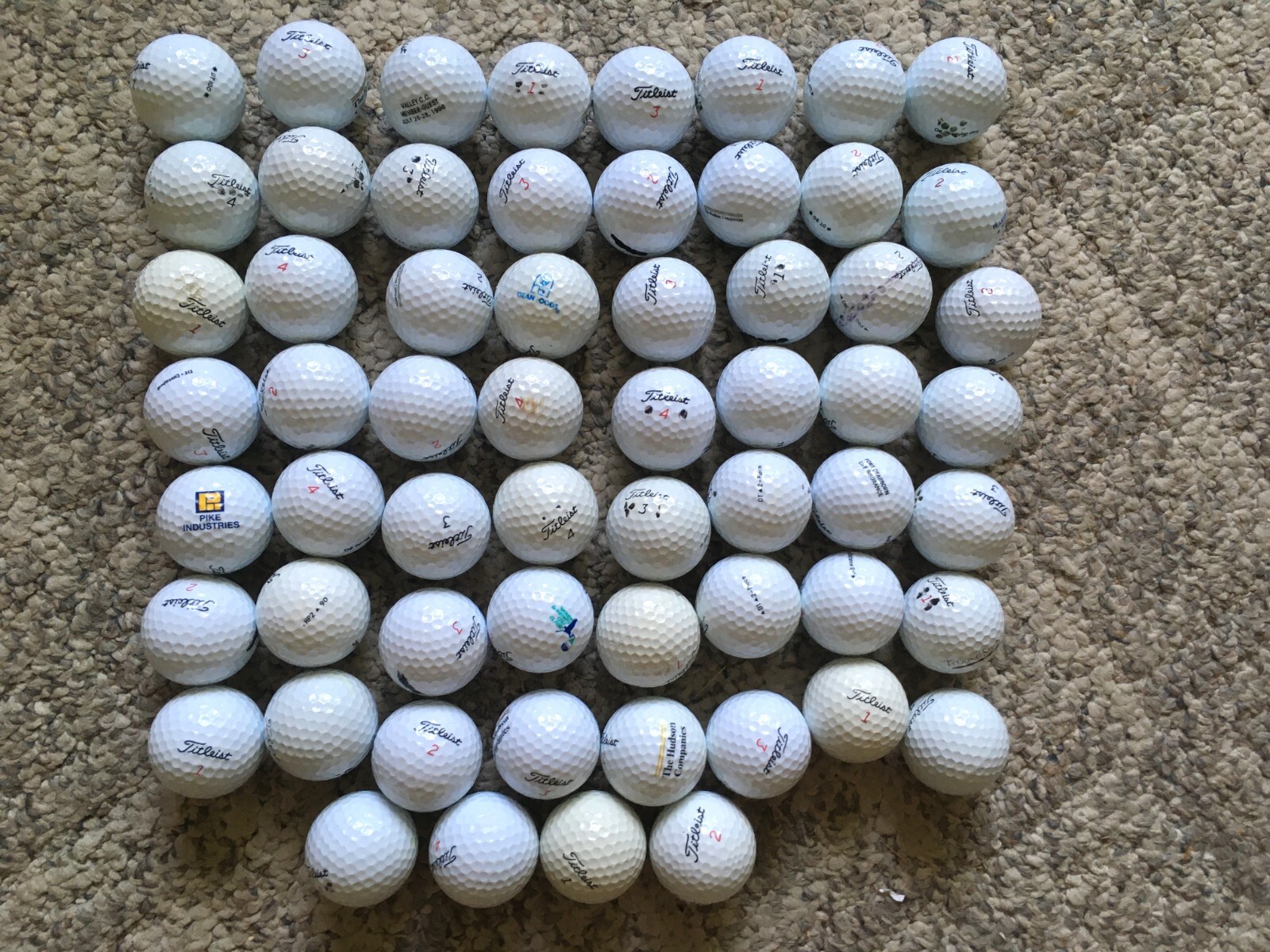 Lot of 60 Titleist golf balls preowned | eBay