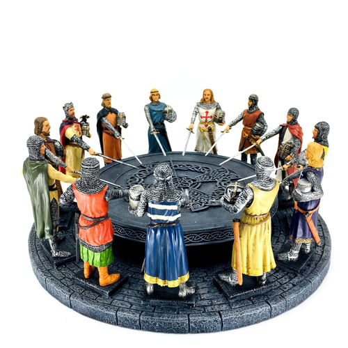King Arthur and 12 Knights of The Round Table Statue | Excalibur ...
