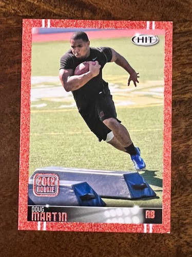 2012 SAGE Hit RED #65 RC Doug Martin Boise State Broncos Tampa Bay ...