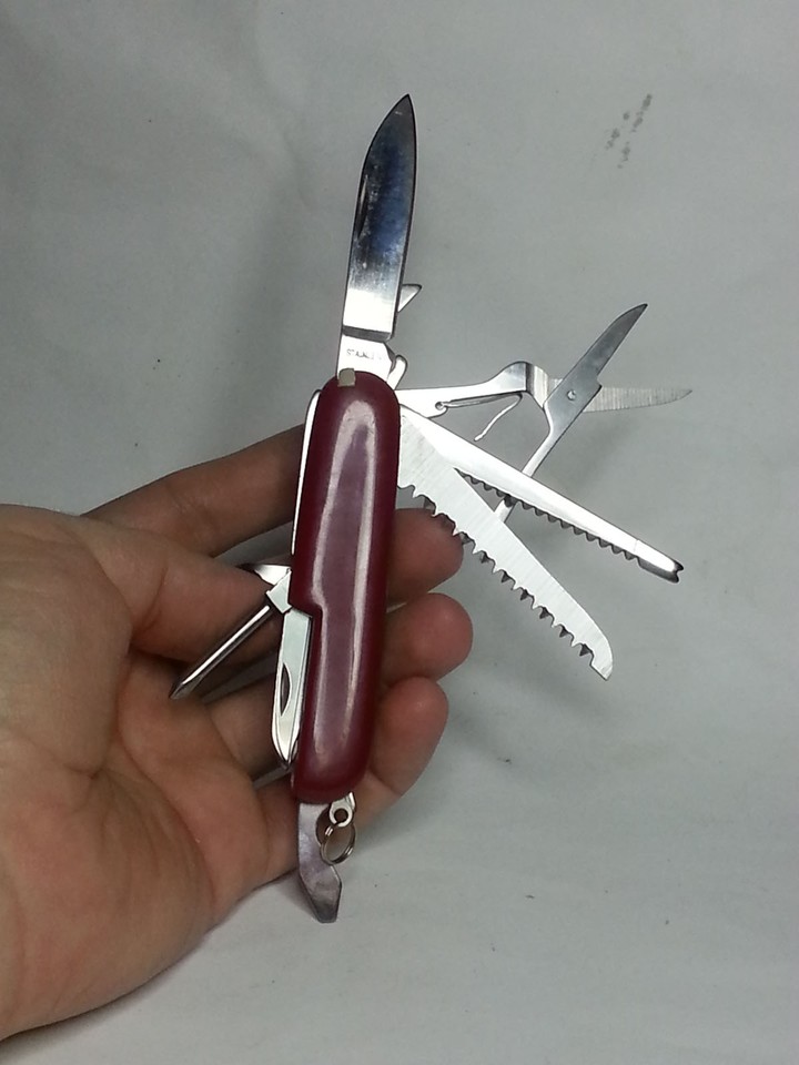 Stainless Steel Multi-Functional Folding Knife Multi Tool Army Pocket ...