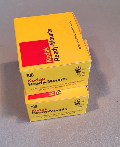Kodak Ready Mounts 2x2 127 620 120 Super Slides For Transparencies 2 ...