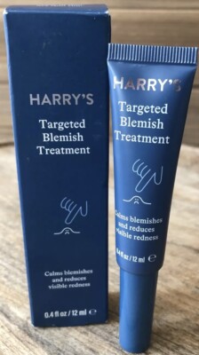 2 Pack of Harry’s Targeted Acne Zit Blemish Treatment Cream .4oz Facial ...