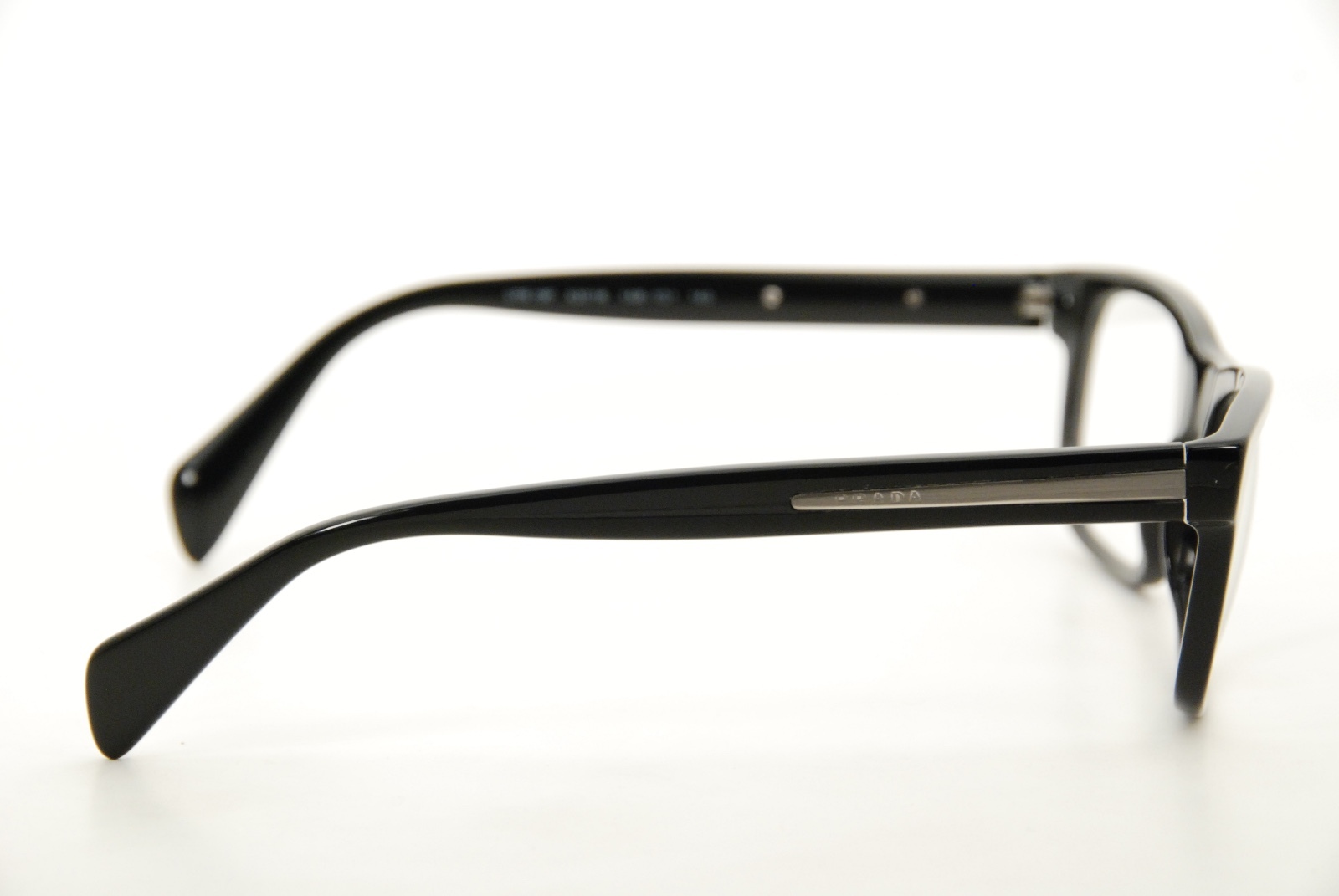 New Authentic Prada VPR 19P 1AB-1O1 53mm Black Frames Glasses Italy | eBay