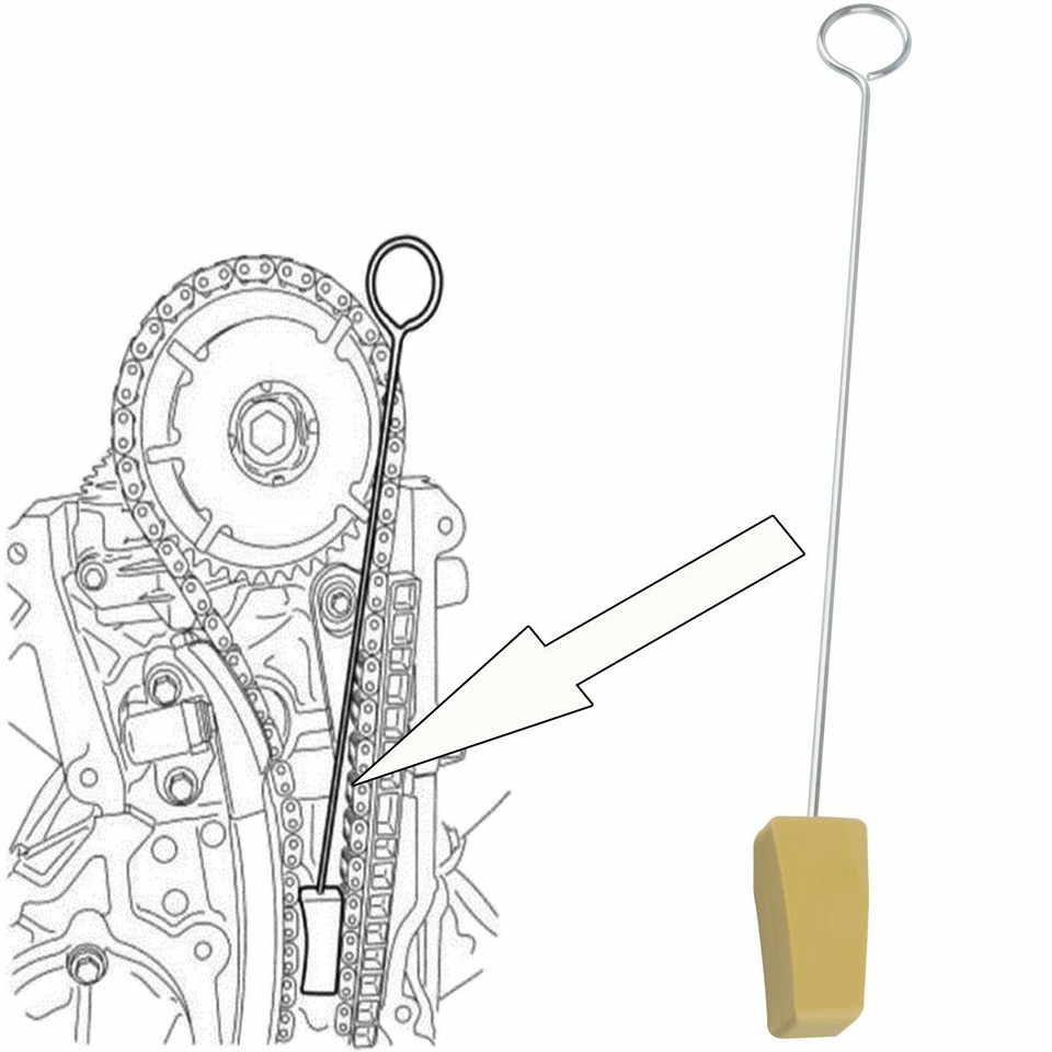 Timing Chain Locking Wedge Holding Tool For Ford 5.4L &4.6L 3V Engines ...