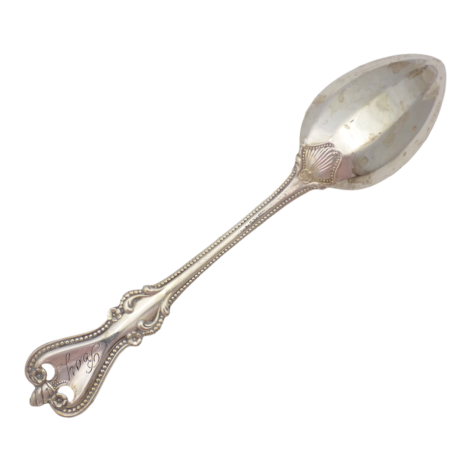 TOWLE OLD COLONIAL PAT. 1895 STERLING SILVER 5.50" SERVING SPOON 21.3GR ...