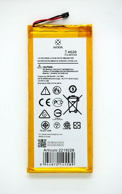 Original battery hg30 motorola moto g5s g5s plus (xt1792, xt1793 ...