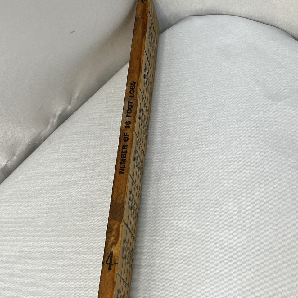 Vintage Log Scale Stick Doyle Rule Log Tree Forestry Measuring Tool 31 ...