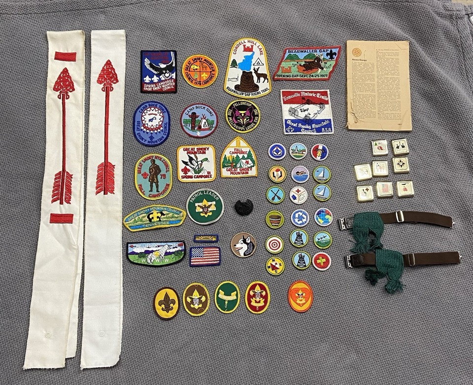 1970s/1980s Vintage Boy Scouts Of America Patches, OOA sashes & more | eBay