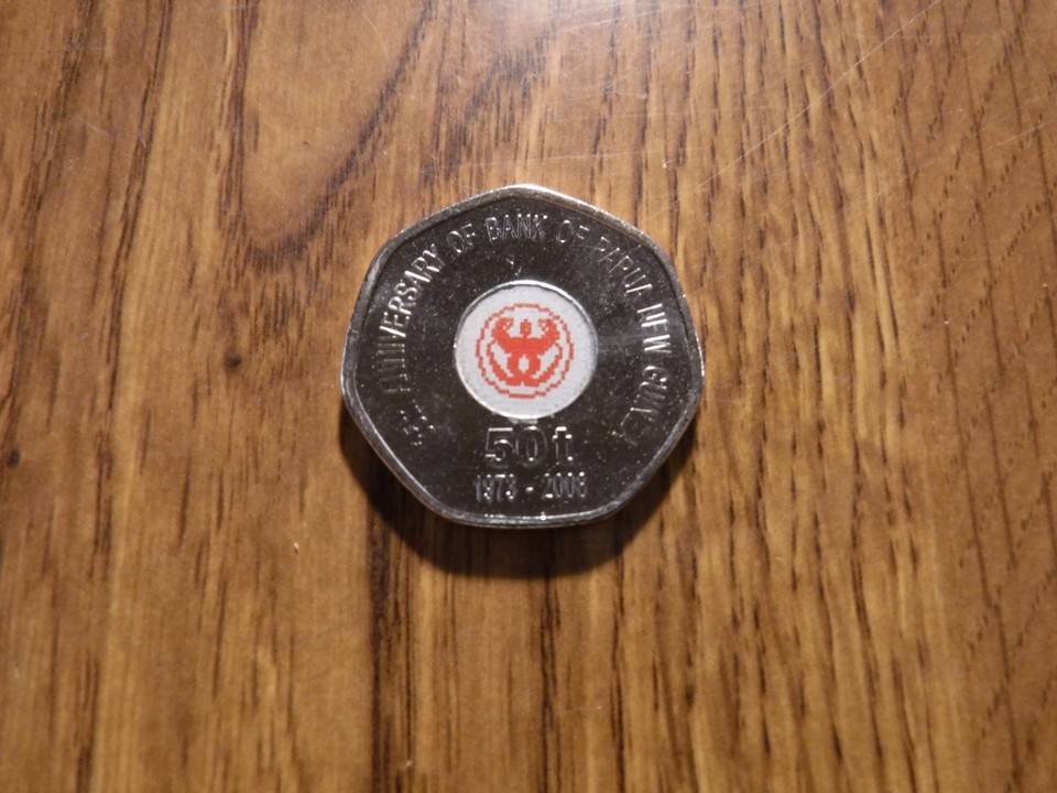 PAPUA NEW GUINEA 50 TOEA 2008 ONE UNCIRULATED COIN (T37) | eBay