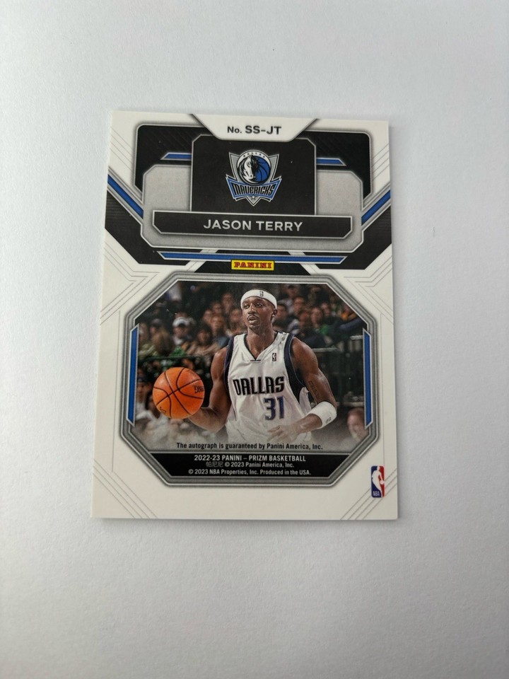2022-23 Panini Prizm Sensational Signatures Jason Terry #SS-JT Auto SP ...