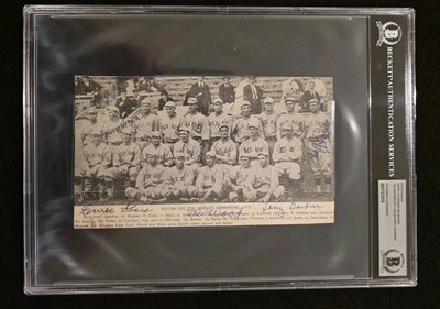 1915 Boston Red Sox Signed Photo Harry Hooper/Duffy Lewis + AUTO ...