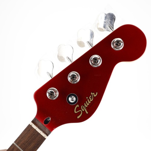 Squier FSR Paranormal Rascal Bass Neck Laurel Fretboard Candy Apple Red ...