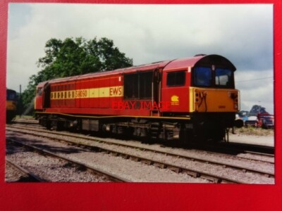 PHOTO BR CLASS 58 LOCO NO 58050 EWS LIVERY AT MEREHEAD 26-8-98 | eBay UK