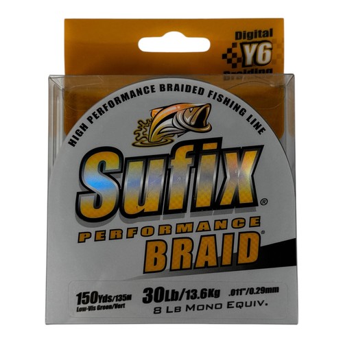 Sufix Performance Braided 30lb Fishing Line 150 yds | eBay