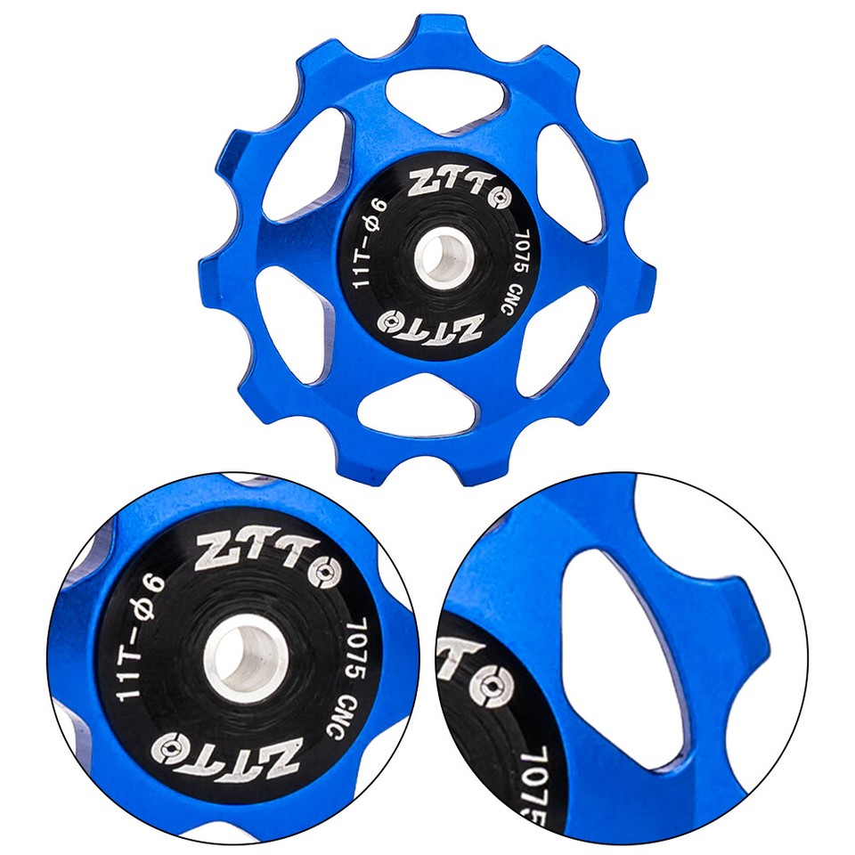 11T CNC Road Bike Guide Roller Idler MTB Bike Bearing Guide Roller for ...