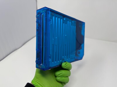 Custom Nintendo Wii Transparent Blue New Shell - NO DISK DRIVE, AS-IS ...