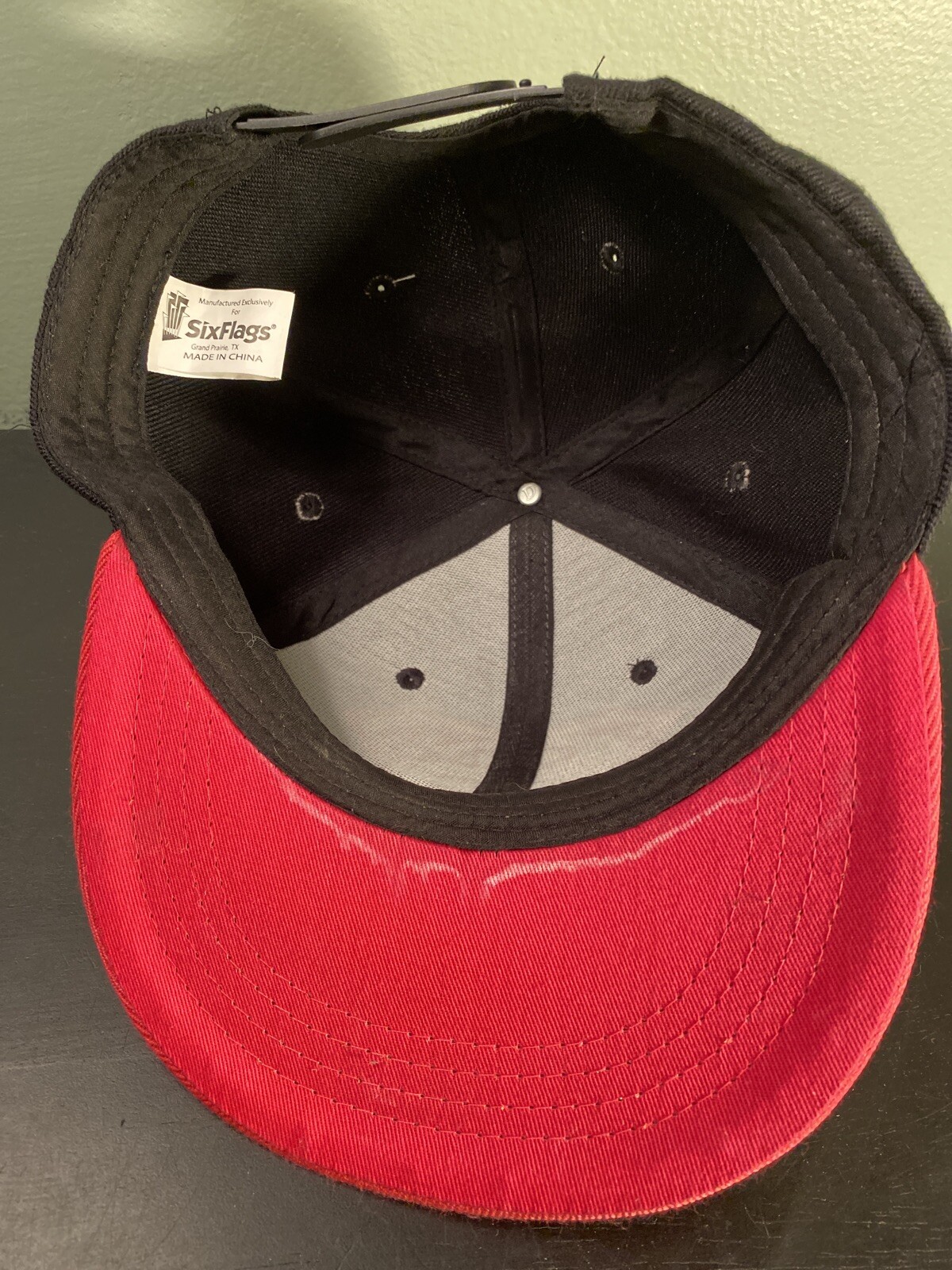 Superman Superwoman Six Flags Souvenir Snapback Baseball Cap Pink Black ...
