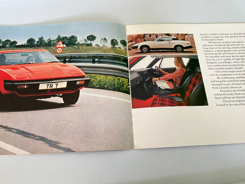 1977 Triumph TR7 sports Car Brochure | eBay